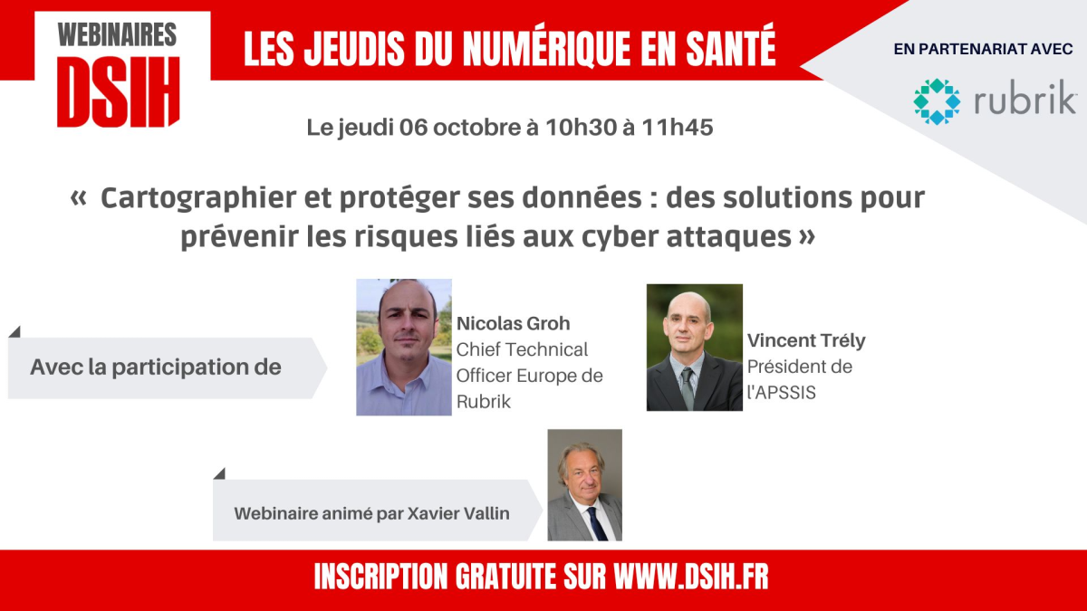 Webinaire DSIH, jeudi 06/10 «Cartographier et protéger ses