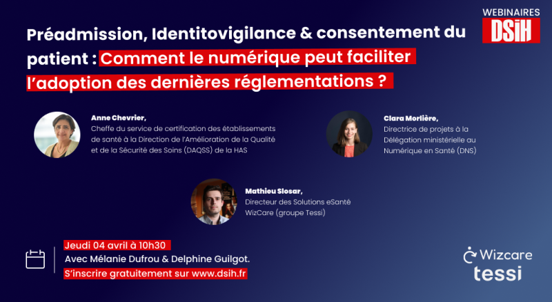 #Webinaire DSIH | Jeudi 04/04 « Préadmission, #Webinaire DSIH | Jeudi 04/04 « Préadmission,